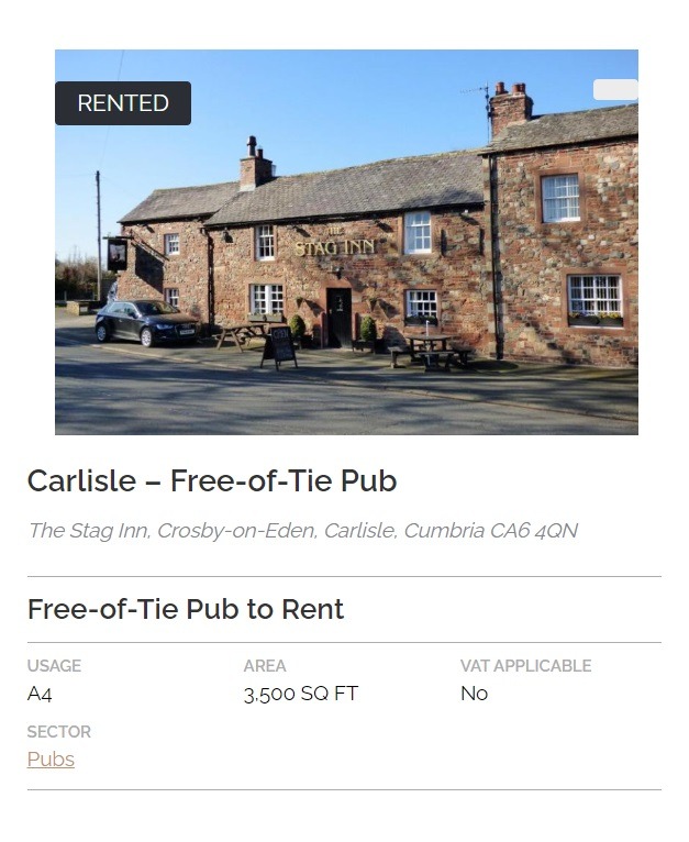 COMPLETED LEASE - The Stag Inn, Crosby-on-Eden, Carlisle, Cumbria CA6 ...